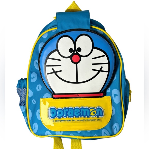 Fujiko | Accessories | Vtg Doraemon Kids Sized Blue Backpack | Poshmark